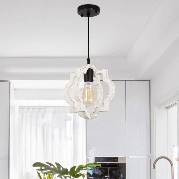 Ophelia & Co. 1-Light Farmhouse Orb Chandelier | Wayfair
